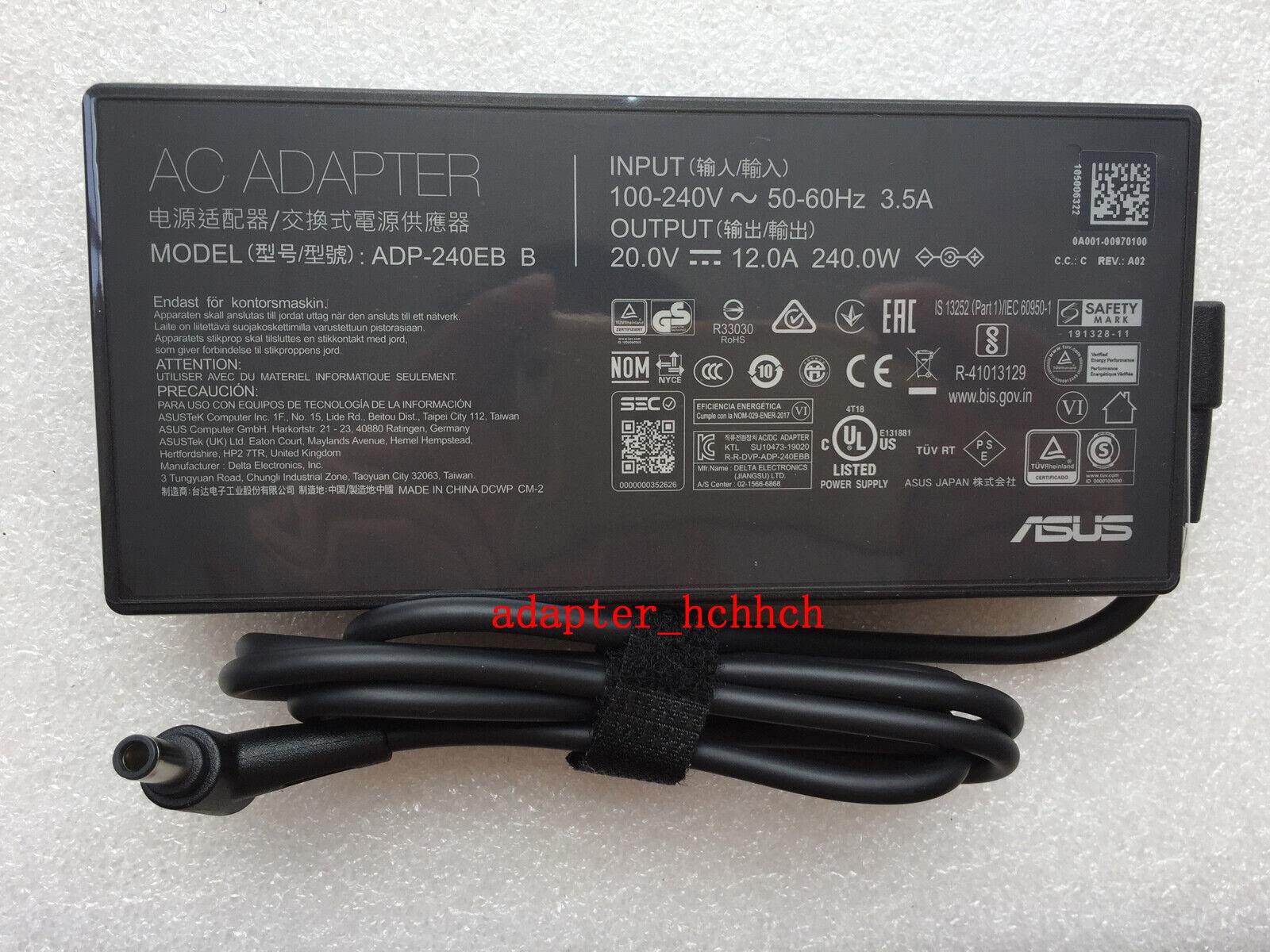 New Original ASUS ROG Zephyrus M16 GU603HM-KR007T ADP-240EB B 240W AC/ – AllacAdapter LLC