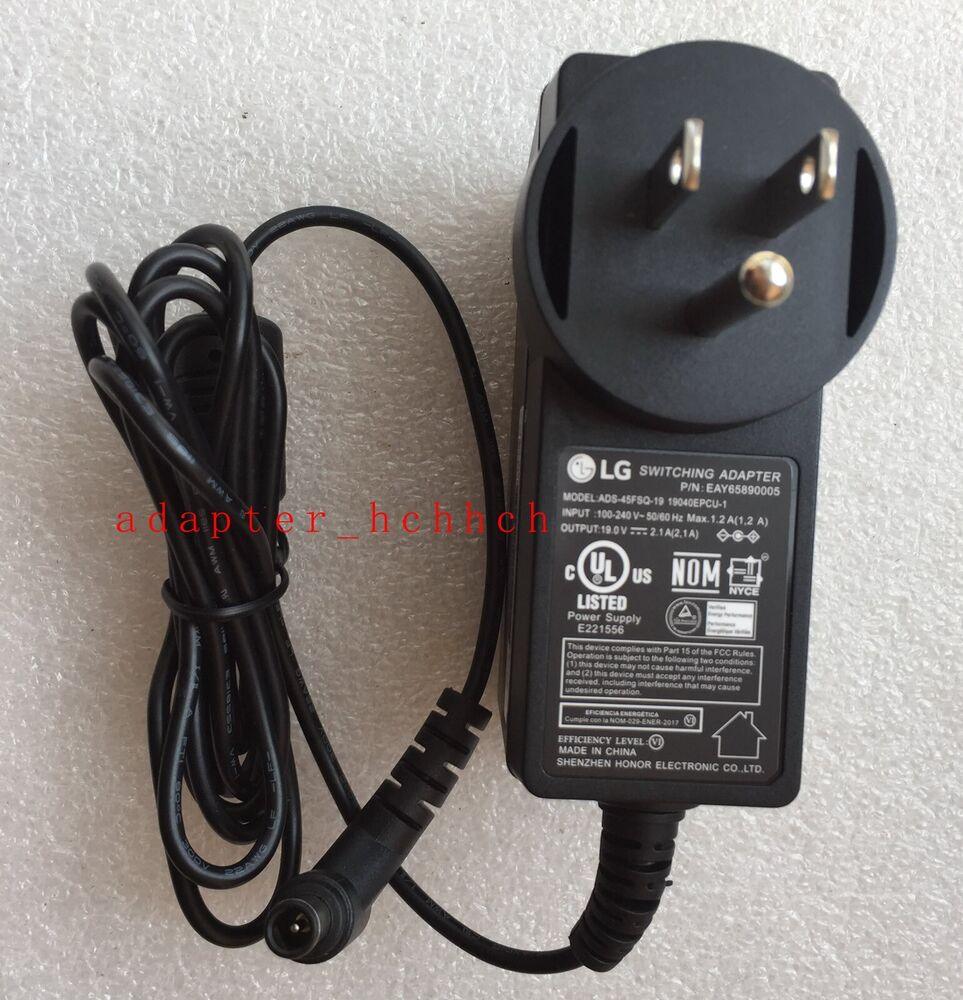 New Original OEM LG AC Adapter for LG 34WP500-B ADS-45FSQ-19 19040EPCU ...