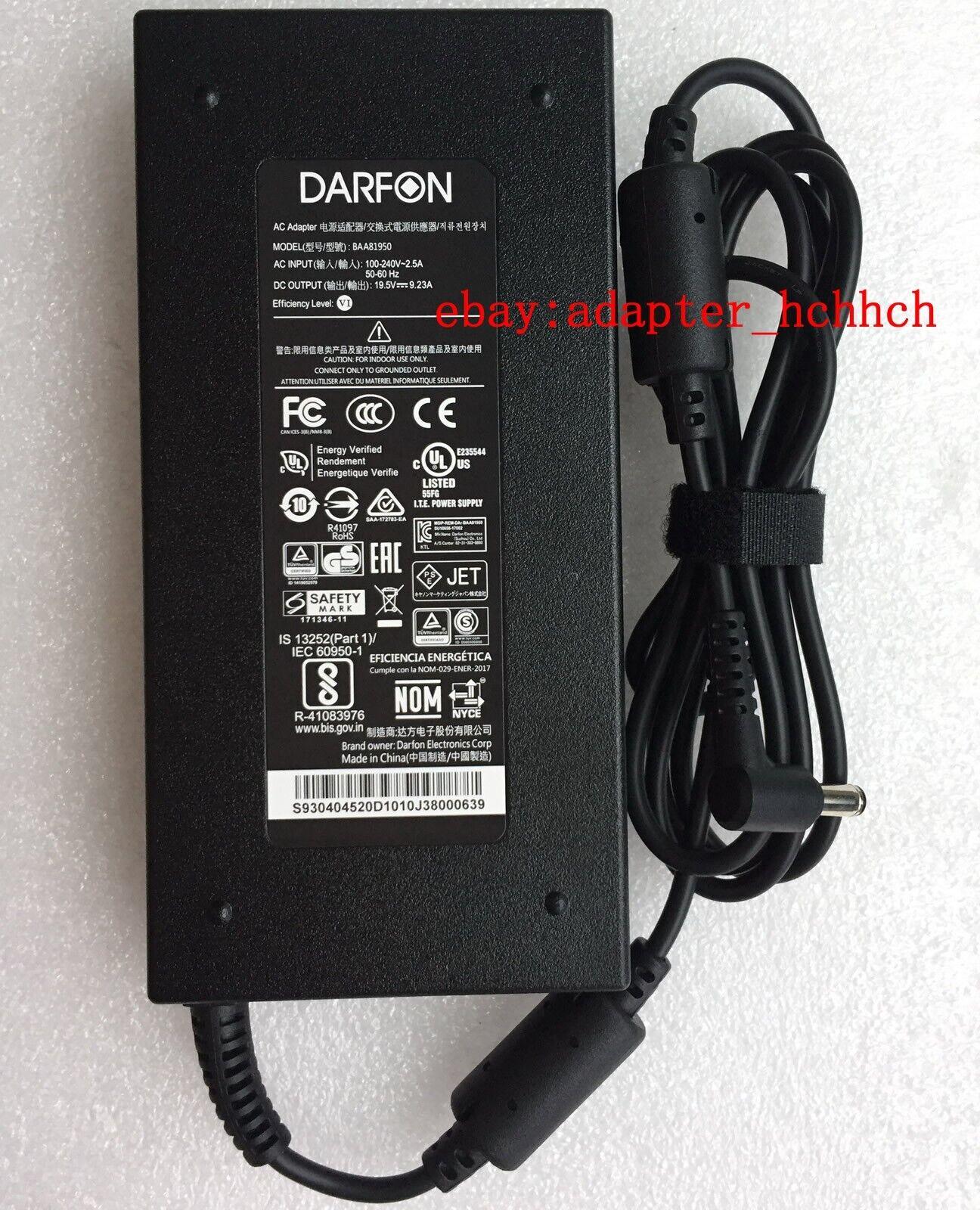 New Original Darfon 180W Adapter for MSI Creator 17M A10SD-226FR BAA81 ...