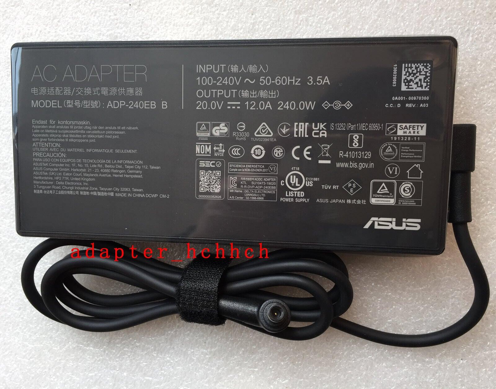 New Original ASUS ZenBook Pro Duo UX582HS-XH99T ADP-240EB BD 240W 20V ...