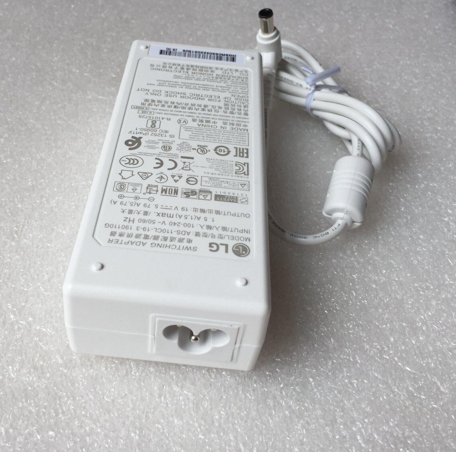 New Original OEM LG 19V 5.79A Adapter&Cord for 34UC98-W Curved Ultrawi ...